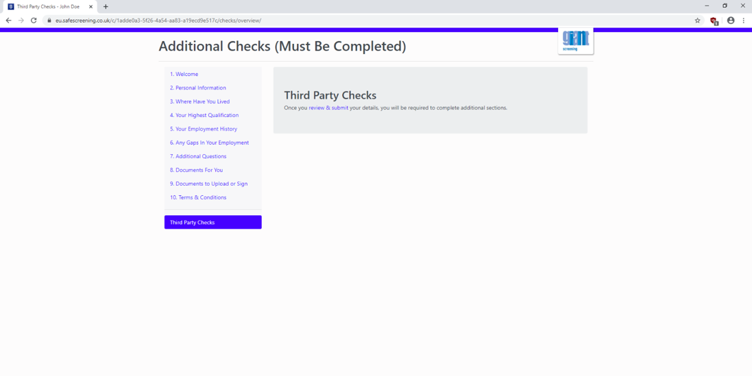 giant screening candidate hub
