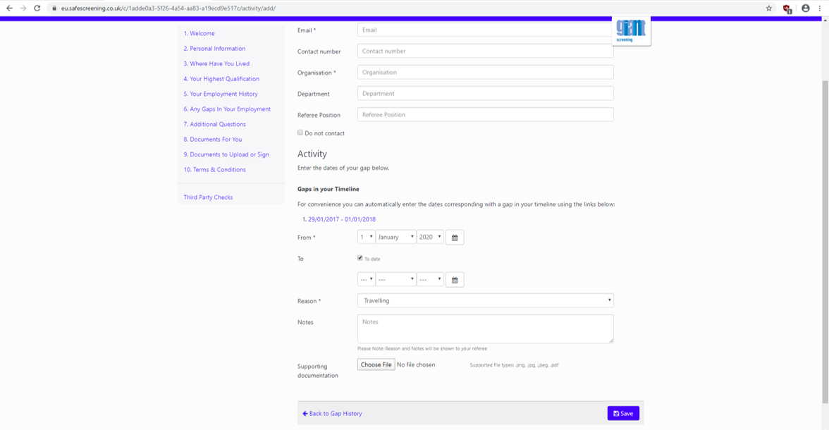 giant screening candidate hub